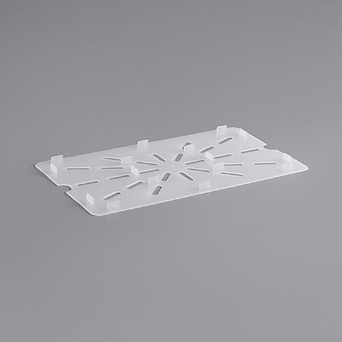 TrueCraftware 18" x 26" Plastic Food Storage Box Drain Shelf White Color- Food Storage Box Drain Shelf for Restaurant Kitchen and Cafeteria
