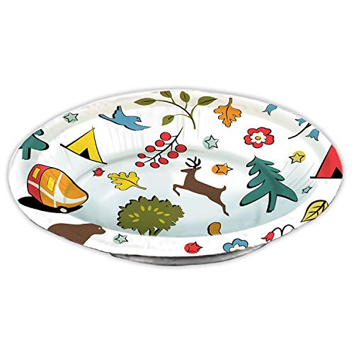 Camp Casual - CC-007WB Eco-Friendly 20 oz Paper Bowls 24 ct - Into The Woods