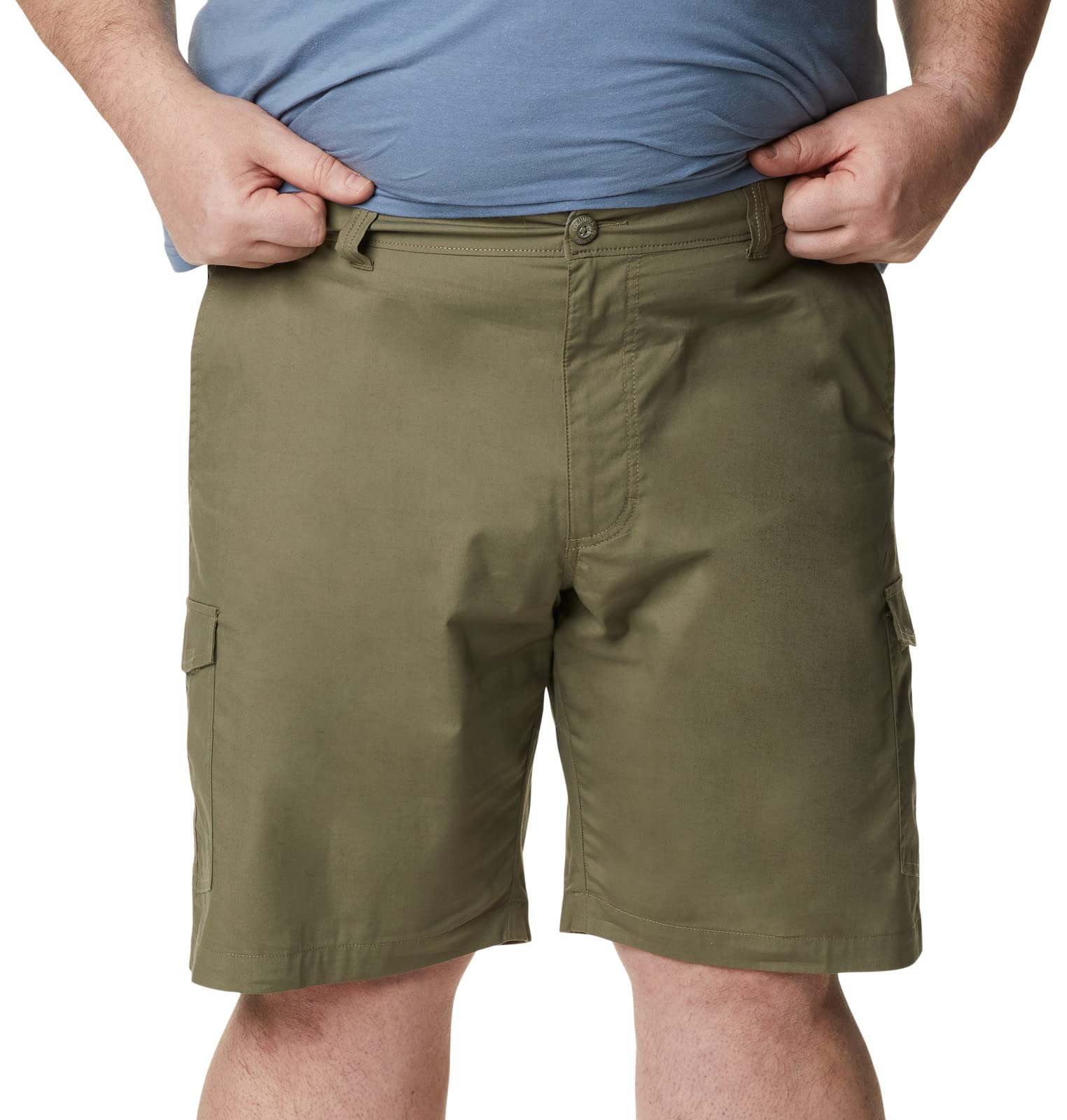 Columbia Men's Brentyn Trail Cargo Short, Stone Green, 36x8