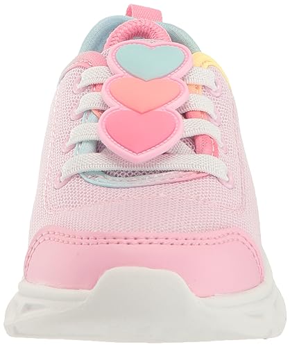 Carter's Kids Hailey Light-Up Sneaker, Pink, 11 US Unisex Toddler