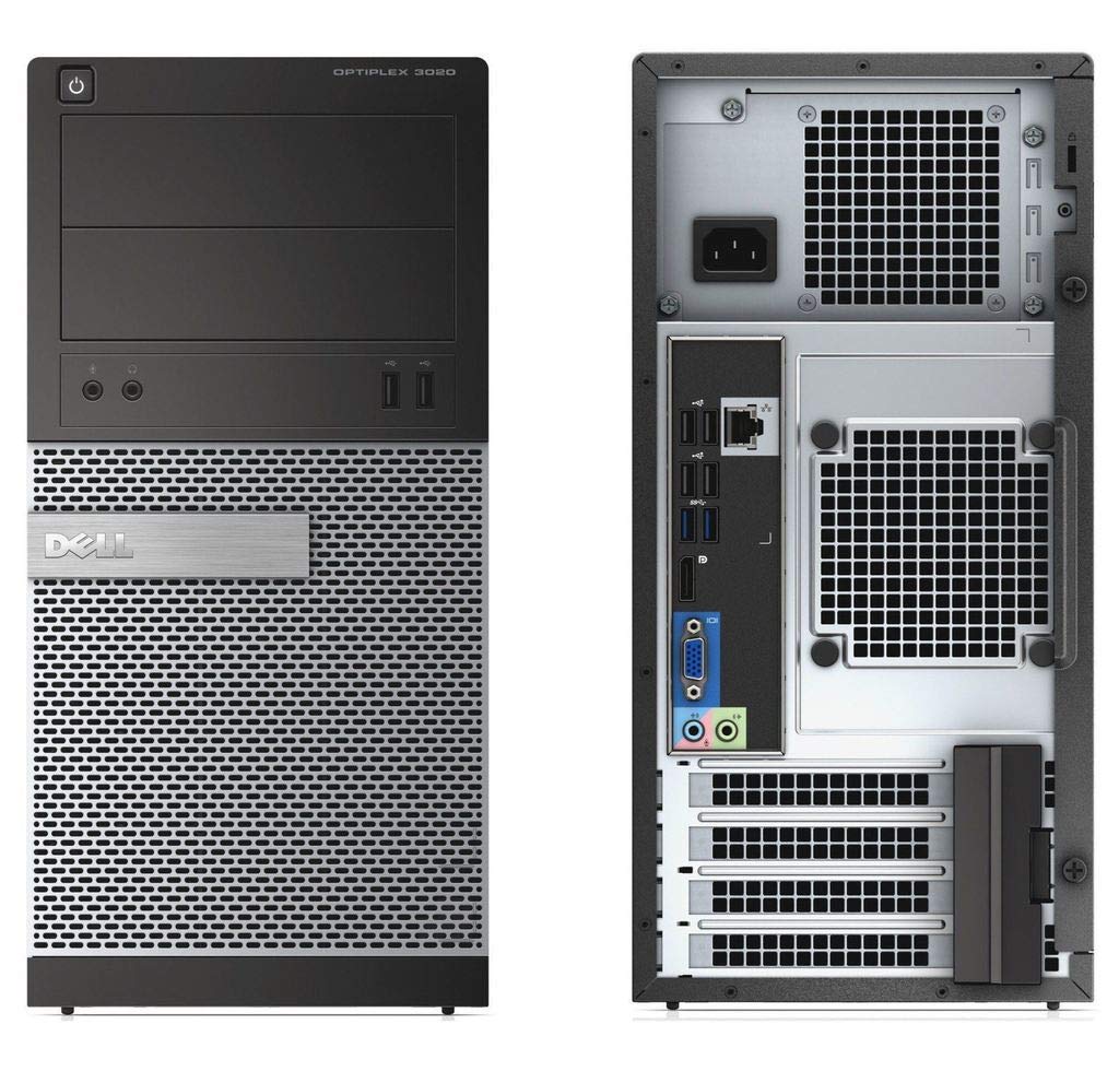 Dell 3020 Tower Core i7-4770 3.4GHz 16GB 512SSD DVD-RW Wi-Fi Win 10 Pro (Renewed)