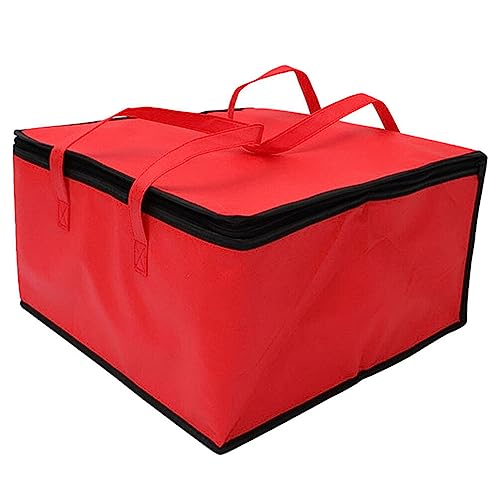 Thermal Food Bag Insulated Food Delivery Bag Insulated Pizza Delivery Bags Grocery Shopping Bags Thermal Tote Cooler Keep Food Warm Catering Bags for Seafood Cake Hot Food