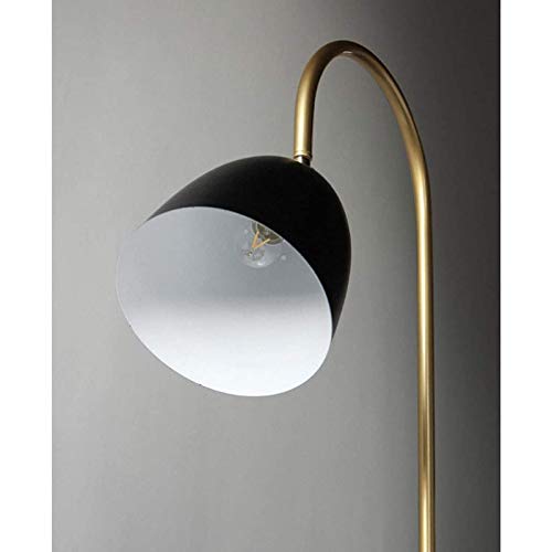 Floor Lamp Standing Lamp Modern Reading Floor Lamp Crafts LED Floor Lamps with Adjustable Neck LED Floor Task Light for Living Room,Bed Room,Office,Black/Brass Gold Modern Standing Lamp Retro floor la