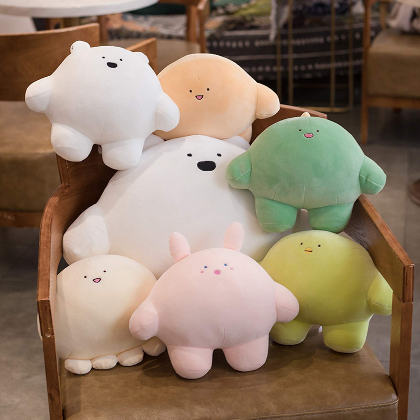 REFAHB Stuffed Animal 9 inch Cute Octopus Plush Fat Cartoon Cylindrical Kawaii Nap Body Pillows, Super Soft Hugging Toy Gifts for Kids Bedding, Sleeping