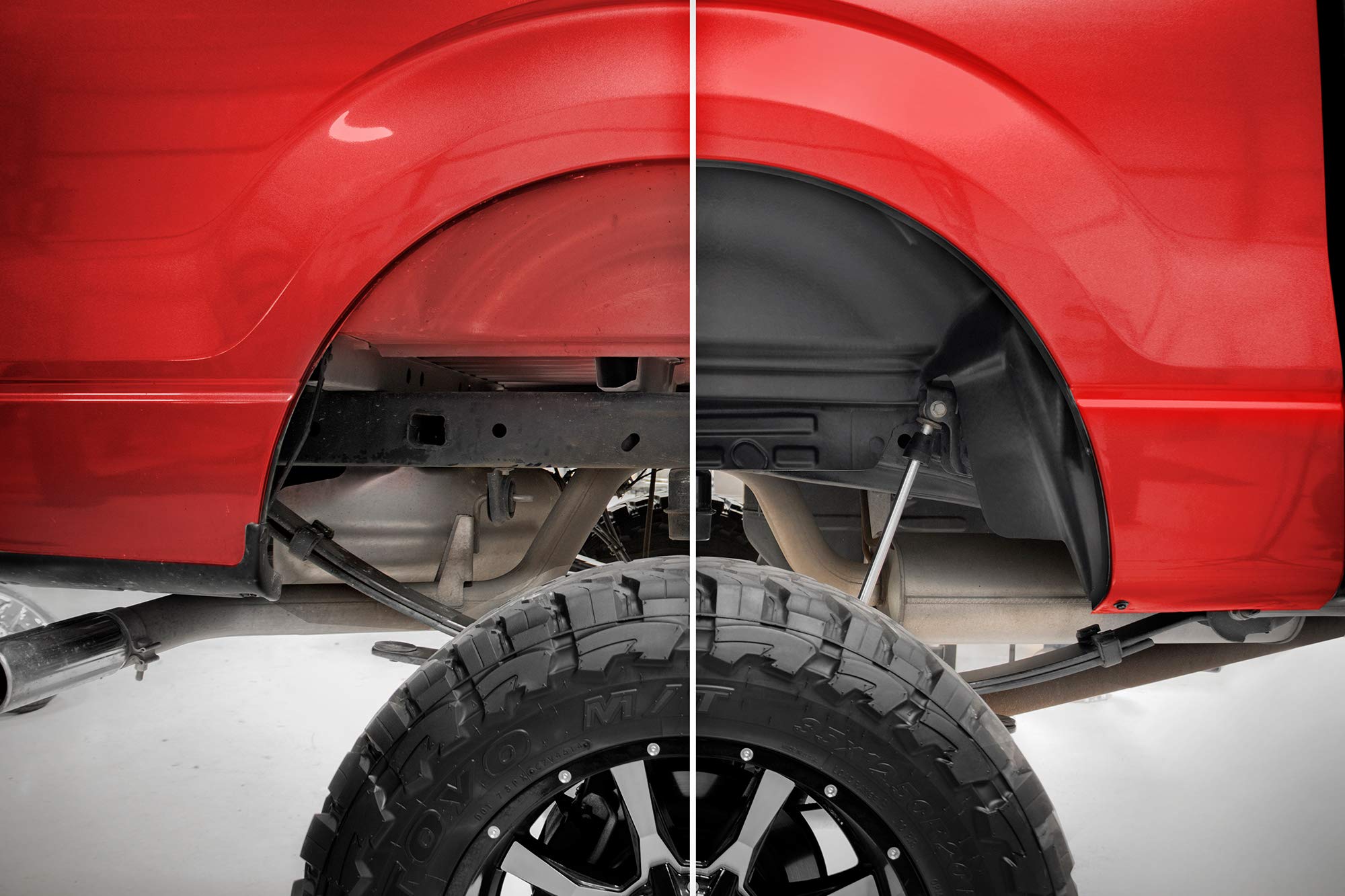 Rough Country Rear Wheel Well Liners for 2017-2020 F-250/F-350 Super Duty - 4517