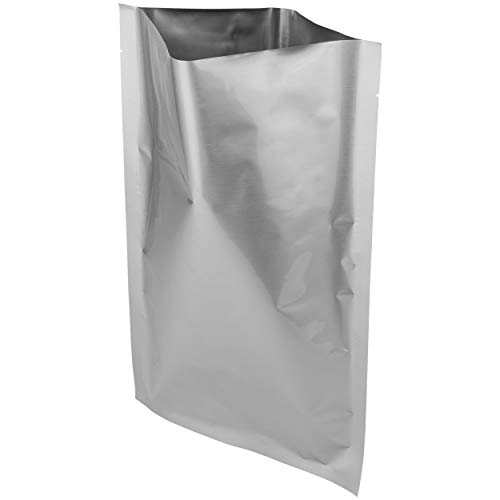Dry-Packs 100pcs Mylar Bags for Food Storage, 4.75 Mil 10"x16" (100pcs) Resealable and Heat Sealable for Long Term Food Storage