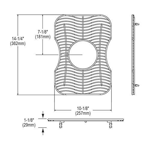 Elkay LKWBG1216SS Stainless Steel Bottom Grid,Silver