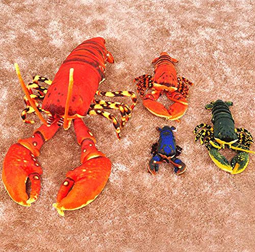 Ruzucoda Realistic Stuffed Lobster Cute Dolls Plush Animal Toys Red 12 Inches