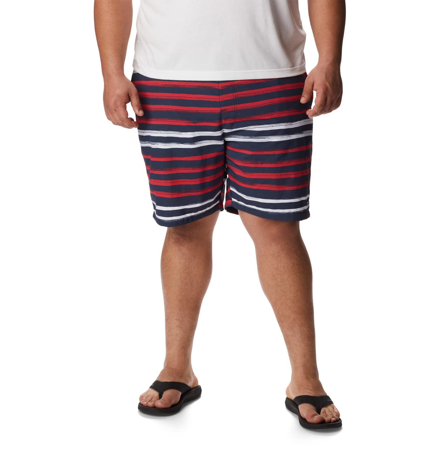 Columbia Men's Big Dippers Water Short Swimwear, azul Wavy Islands, Small x 8
