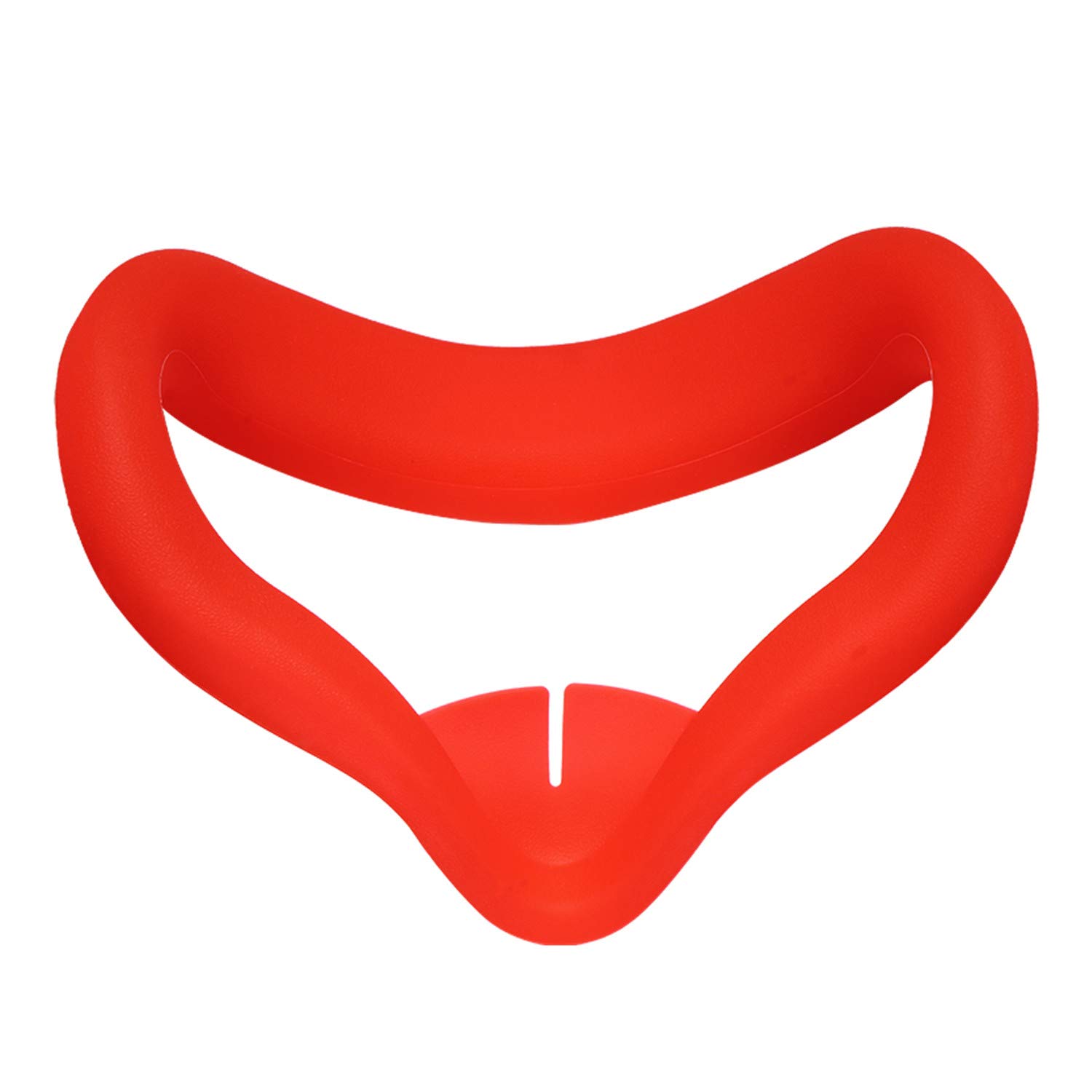 Silicone Covers Sets 3 pcs for Oculus Quest 2 - Face Pad Mask & Lens Cover Caps & Soft VR Shell Case Protected,Sweatproof Lightproof Anti-Leakag Designed by X-Super Home (Red)