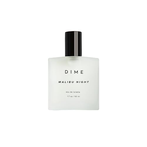 Dime Beauty Perfume Malibu Night, 1.7 oz / 50 ml - Light and Floral Musk Scent, Hypoallergenic, Clean Perfume, Eau de Toilette For Women