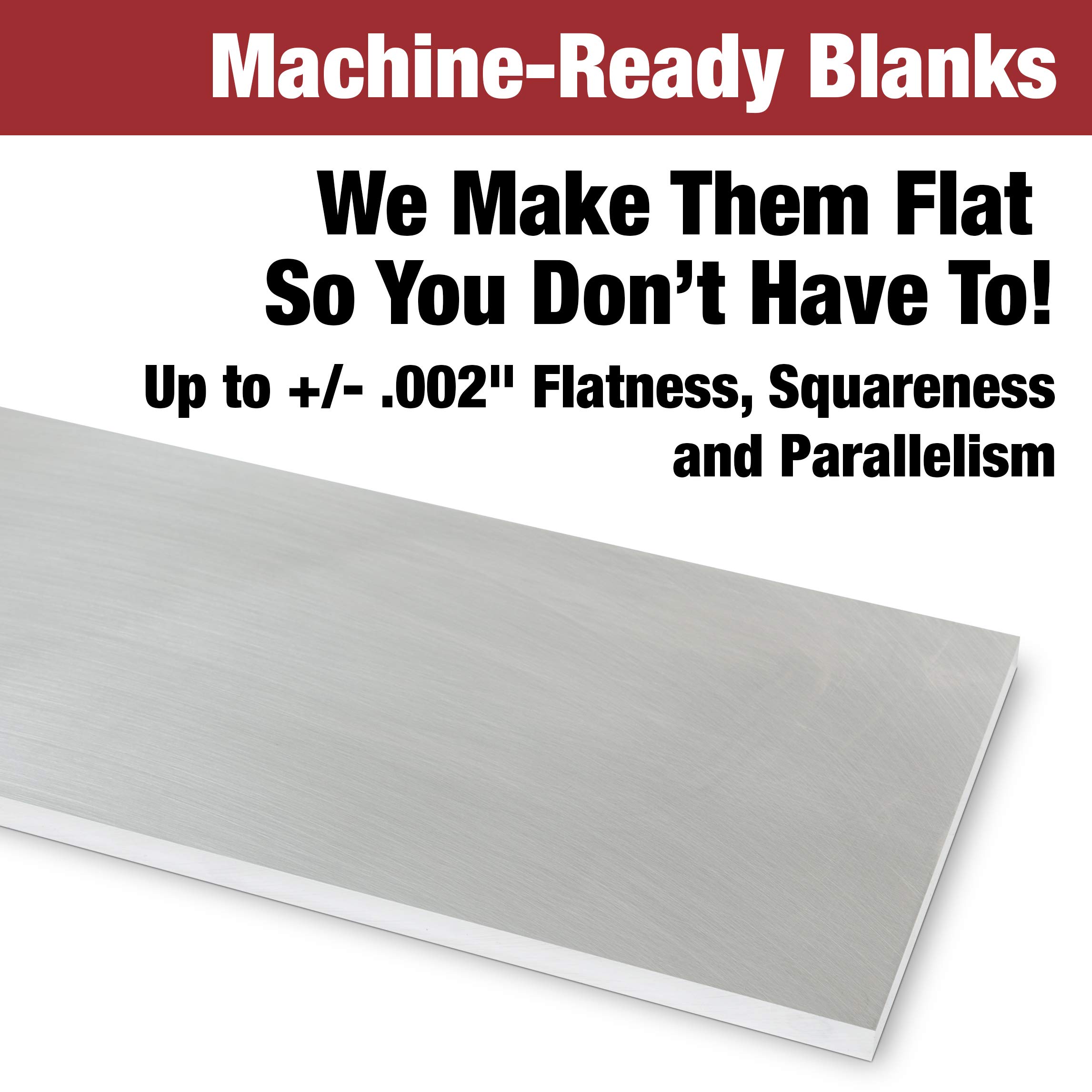 TCI Precision Metals 4140 Carbon Steel Plate Sheet, 6-Side Precision Sized, Ground and Milled Flat Blanks .750” Thick X 12.000" X 11.750"