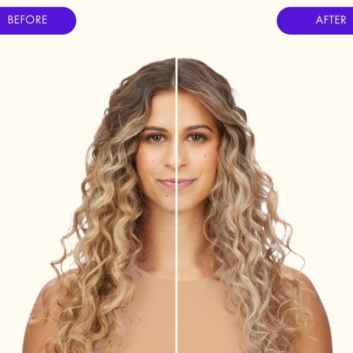 Bust your brass cool blonde repair shampoo, BLUE, 10.1 Fl Oz (Pack of 1) | amika