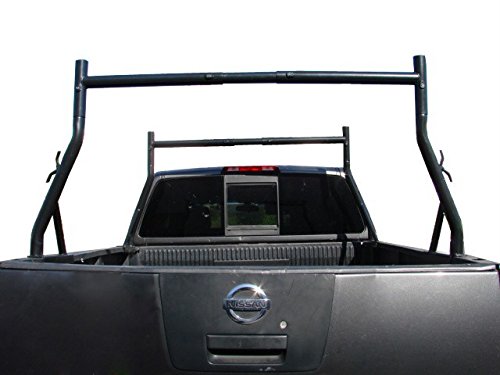 TMS 800 LB Adjustable Fit 2 Bars Utility Ladder Truck Pick up Rack Kayak Contractor Lumber Utility (US Patent NO.D722,007)