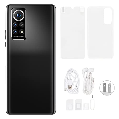 Dual Card Smartphone, MTK6572 Multi Language Support 2200mAh Removable Battery High Cost Performance 512MB RAM 4GB ROM Smartphone Black for Home (US Plug)