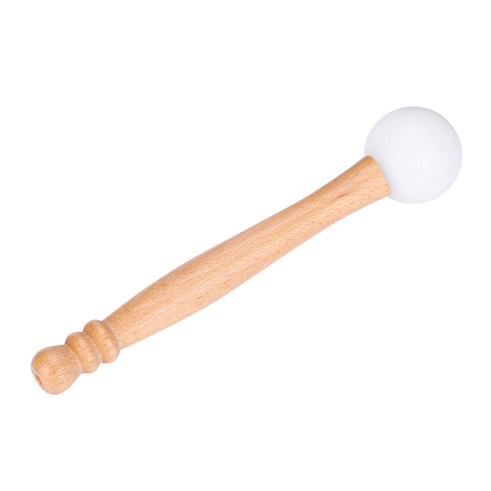 Singing Bowl Mallet, Wood Mallet Stick Rubber O Ring Singing Bowl Stick Singing Bowl Parts Percussion Instrument Parts For Crystal Singing Bowl