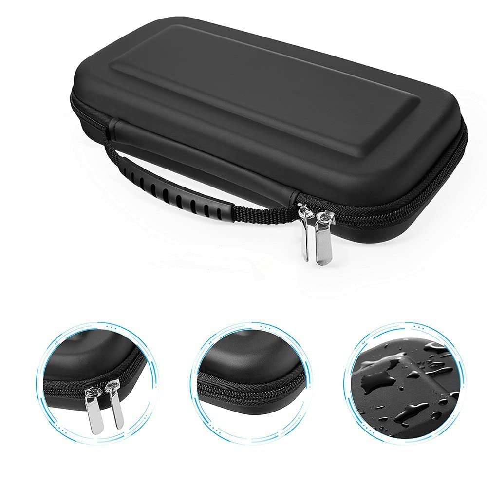 Carry Case Compatible with Nintendo Switch - Black Protective Hard Portable Travel Carry Case Shell Pouch for Nintendo Switch Console & Accessories