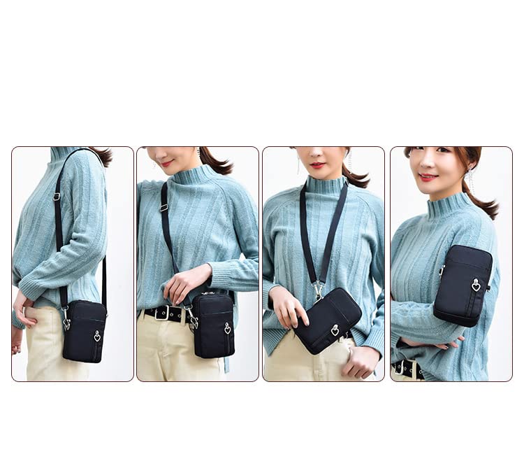 Cell Phone Purse Armband Small Crossbody Wallet Bag for Samsung Galaxy A53 5G A52 A51 A33 S21 FE S20 FE S22+ S10 Plus Note 10 iPhone 13 12 Pro Mini 11 Pro XR Pixel 6 4 XL Moto E OnePlus 9 (S, Purple)