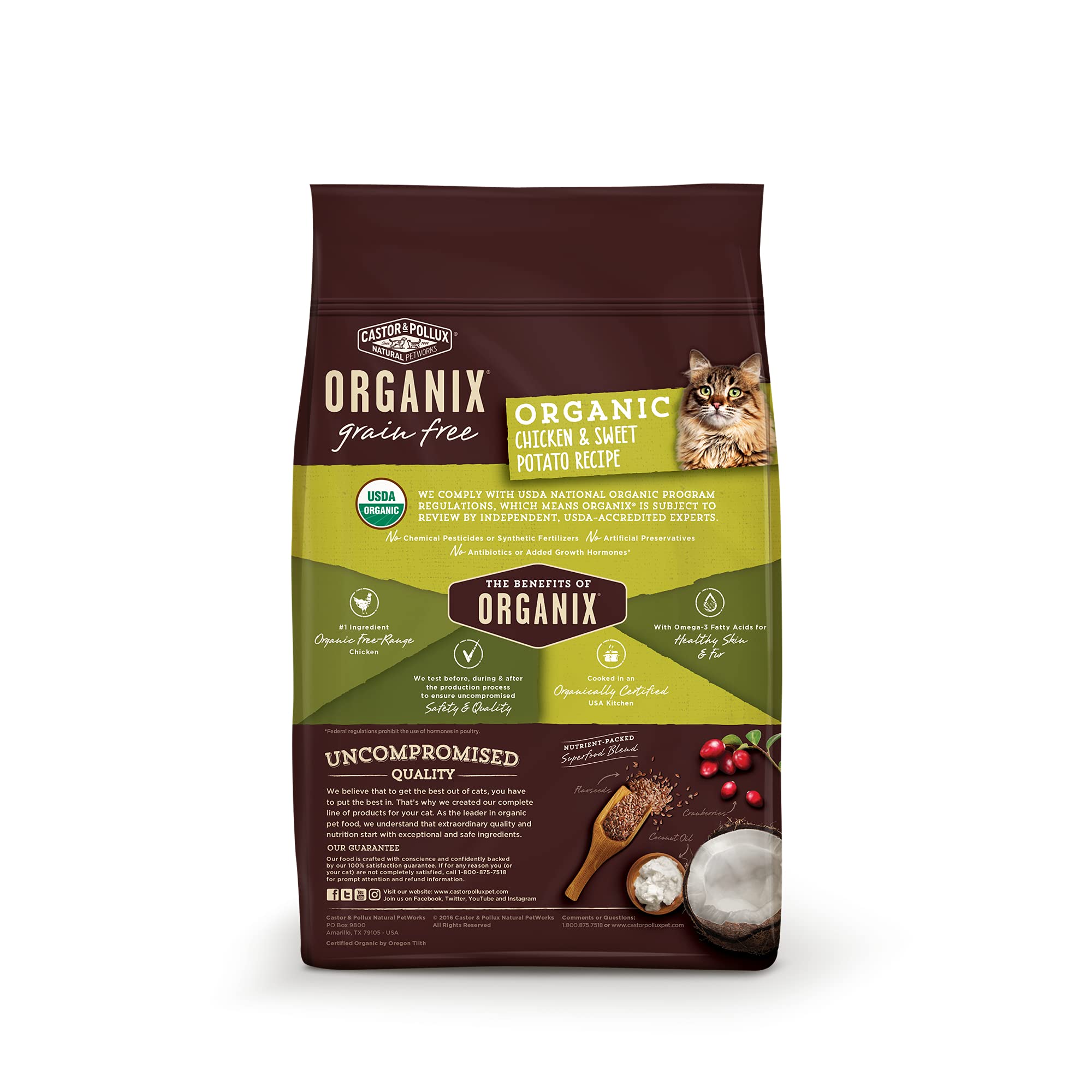Castor and Pollux Organix Organic Dry Dry Cat Food