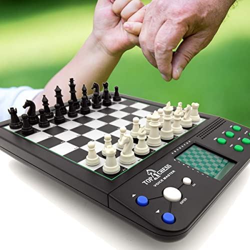 Top 1 Chess ππΉπ²π°ππΏπΌπ»πΆπ° ππ΅π²ππ π¦π²π | Chess Sets for Adults | Chess Set for Kids | Voice Chess Computer Teaching System | Chess Strategy Beginners Improving Learning Board Game