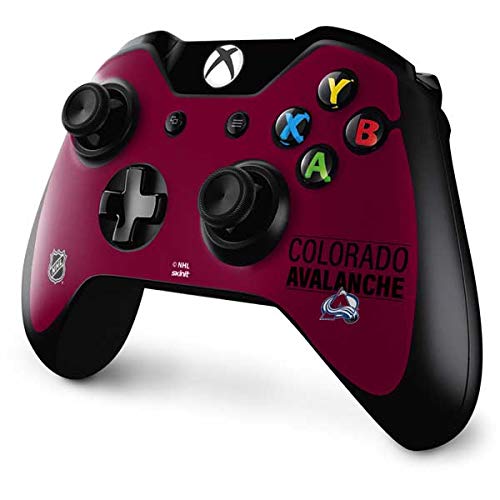 Skinit Decal Gaming Skin Compatible with Xbox One Controller - Officially Licensed NHL Colorado Avalanche Lineup Design