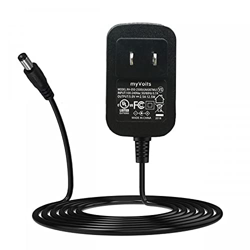 MyVolts 5V Power Supply Adaptor Compatible with/Replacement for Yealink T29, T46, T48, T5X, T53W, CP860 IP Phone - US Plug