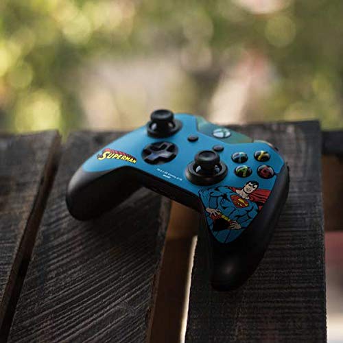 Skinit Decal Gaming Skin Compatible with Xbox One Controller - Officially Licensed Warner Bros Superman Portrait Design