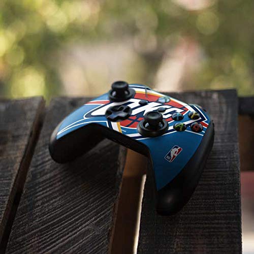 Skinit Decal Gaming Skin Compatible with Xbox One S Controller - Officially Licensed NBA Oklahoma City Thunder Large Logo Design