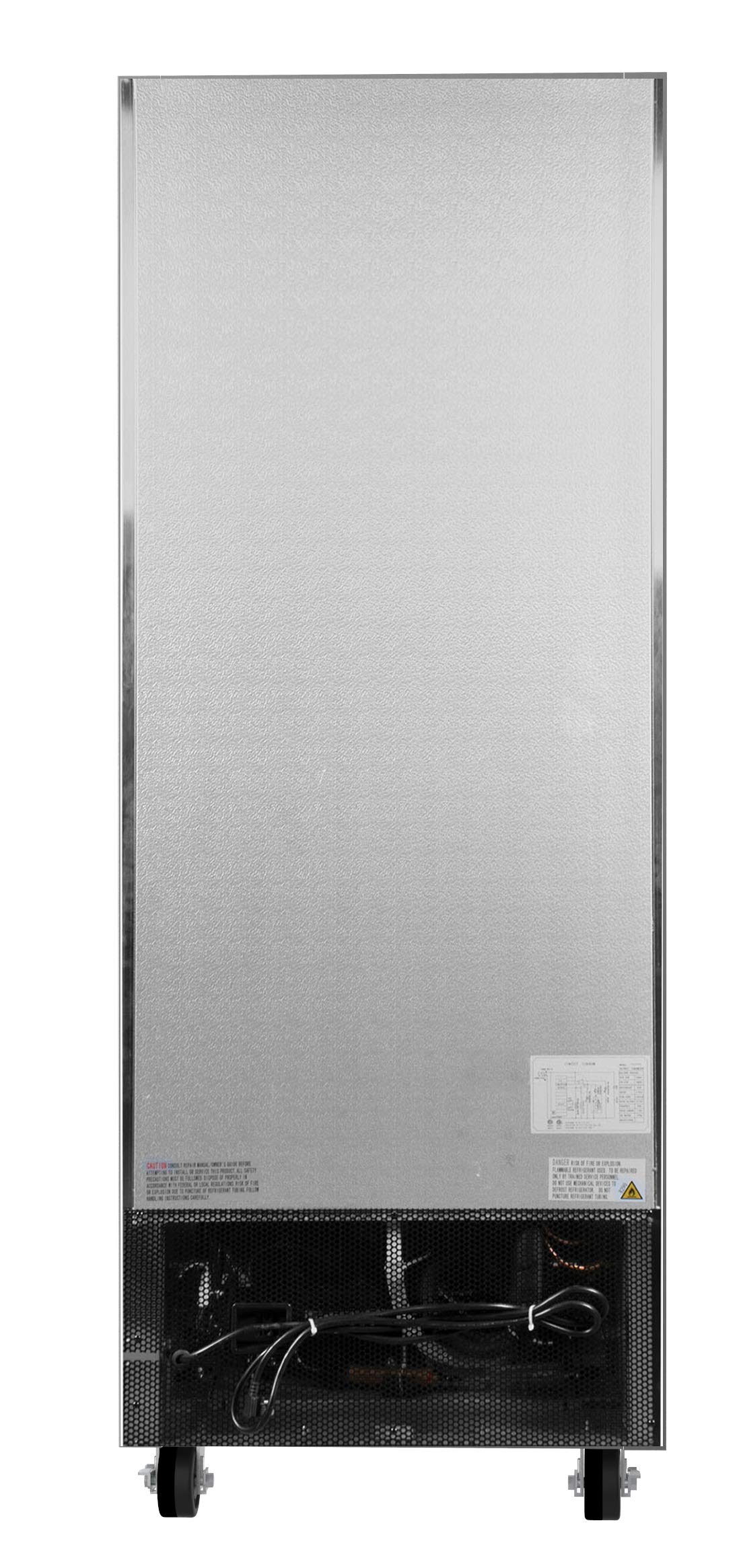 KoolMore 29" 1 Door Stainless Steel Upright Commercial Reach-in Freezer - 23 cu. ft