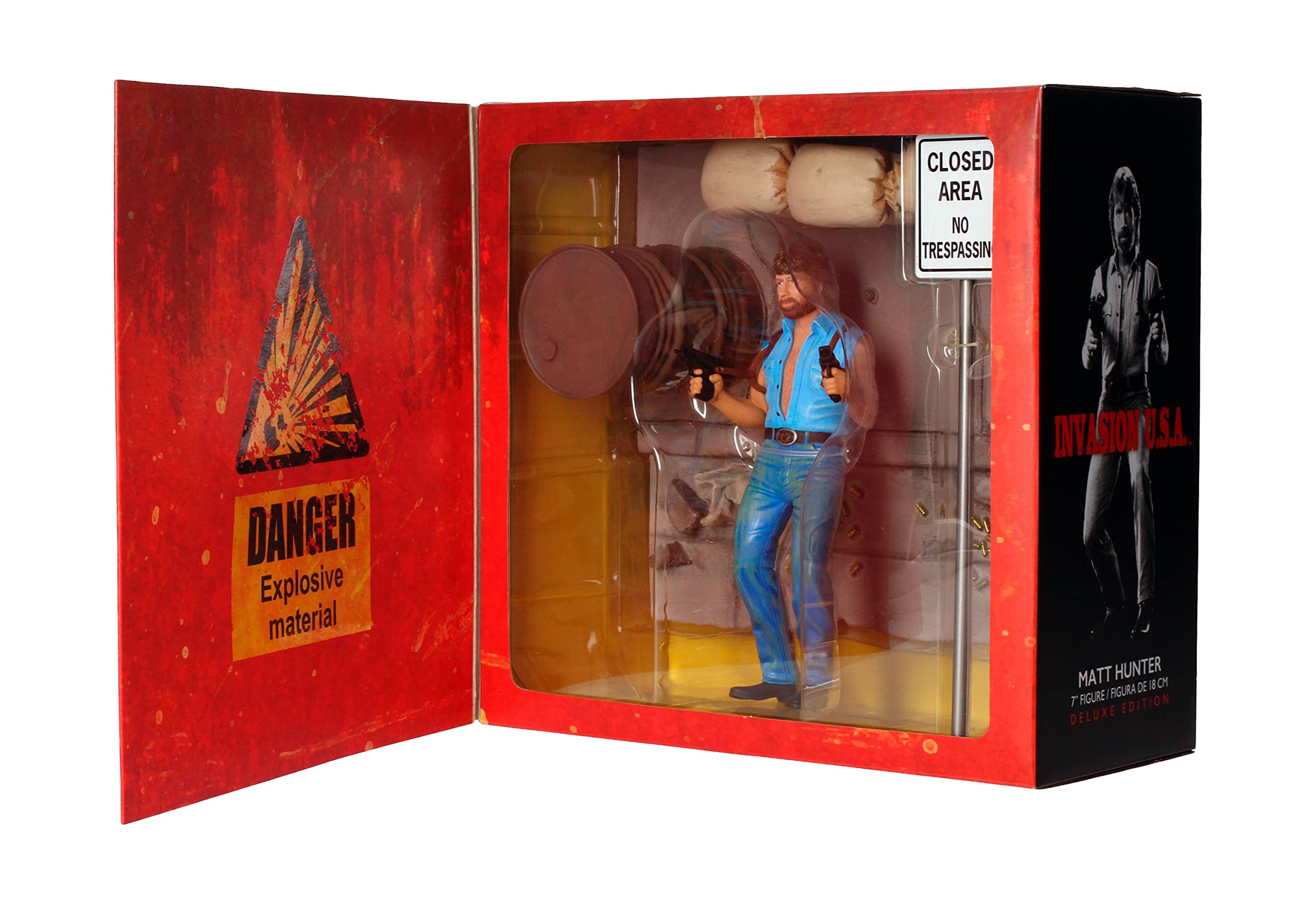 SD Toys Movie Icons: Invasion USA Matt Hunter Figure with Diorama