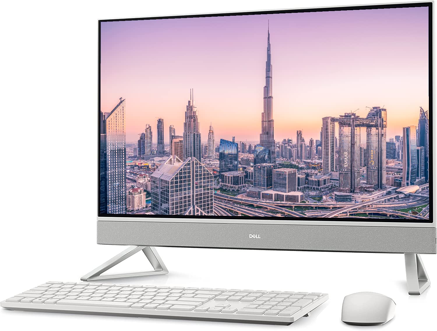 Dell Inspiron 7710 All in One Desktop 27" FHD IPS Touchscreen, 12th Gen Intel Core i7-1255U Processor, GeForce MX550, Wi-Fi, Wireless Mouse&KB, Windows 11 (32GB RAM | 512GB SSD + 1TB HDD)