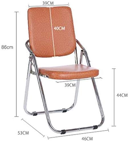 Sun Lounger Garden Chairs Foldable Deck Chair Chairs Folding PU Padded, Easy Storage Desk Seat Outdoor Balcony Terrace Office Portable Backrest (Color : Plating Brown)