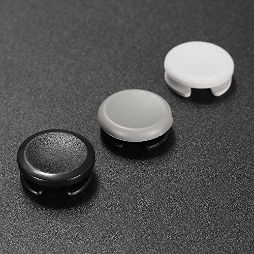 Replacement 3D Analog Joystick Thumb Button Stick Cap Cover Grips for 3DS LL / 3DS XL(White)