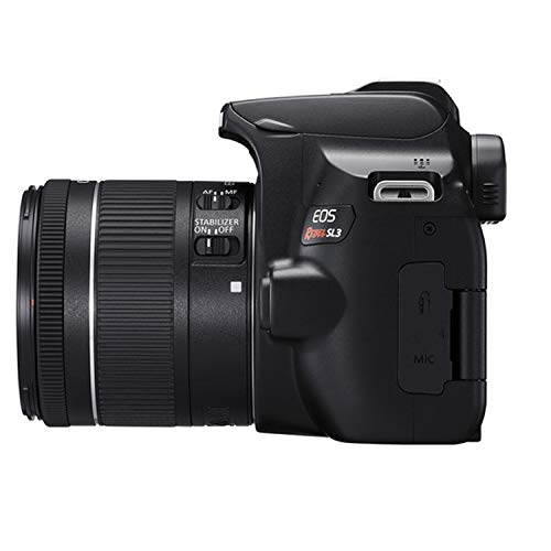 Canon EOS Rebel SL3 DSLR Camera w/EF-S 18-55mm F/4-5.6 is STM Zoom Lens + 128GB Memory + Case + Tripod + Filters (36pc Bundle)