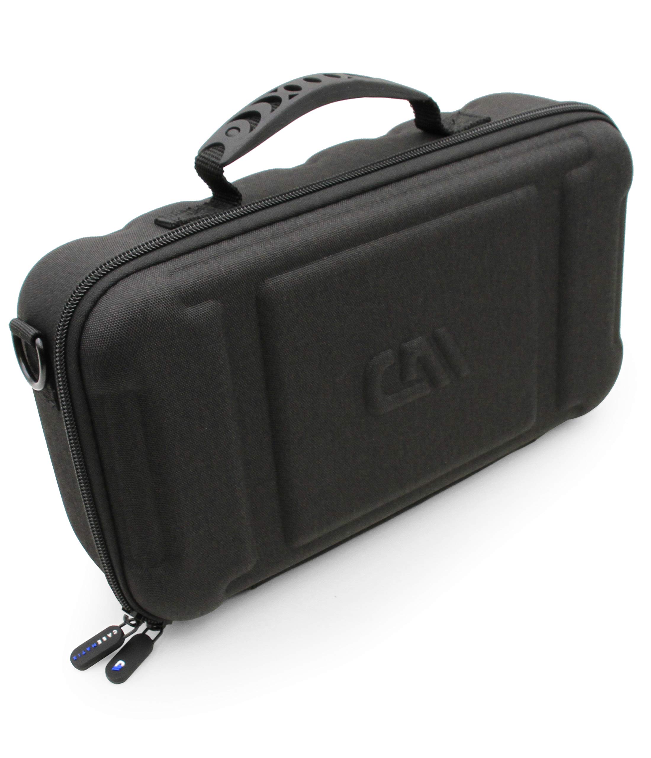 CASEMATIX Mixer Audio Case Compatible with Yamaha Mixer Mg06X, Yamaha AG03MK2 Mixer, MG06 Audio Interface or AG03 Streaming Mixer with Accessories - Includes Shoulder Strap and Travel Case Only