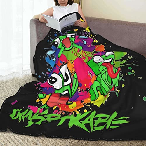 Game Cartoon Anime Ultra-Soft Micro Fleece Blanket Lightweight Throw Blankets for Couch Sofa Bed Bedroom (50"X40")
