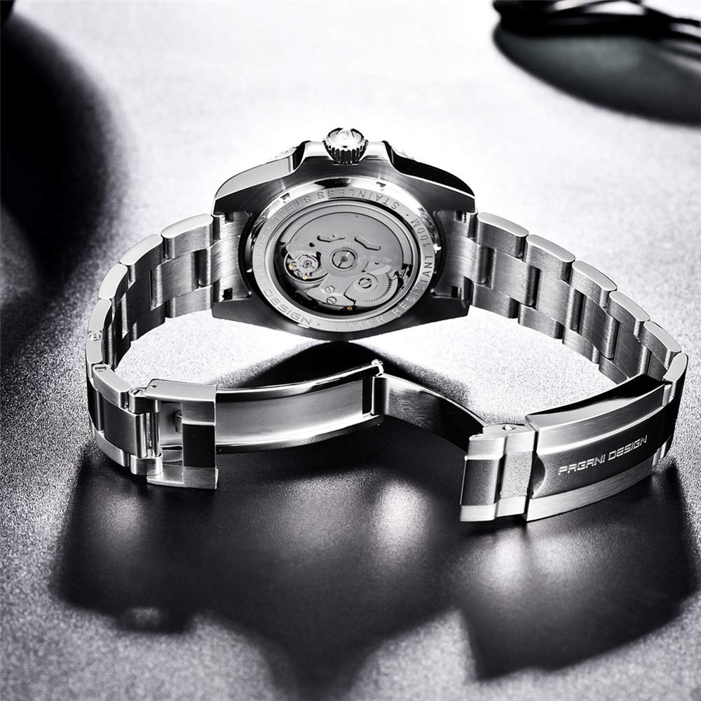 CEYADG Pagani Design Men's Watches Japanese Automatic Mechanical 40mm Sport Waterproof Stainless Steel Sapphire Glass Wrist Watch