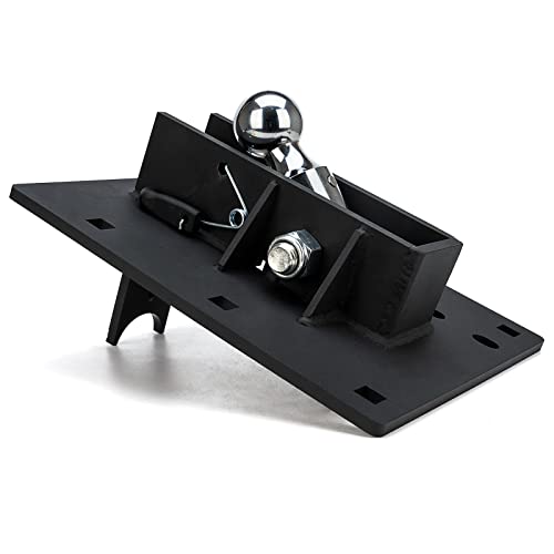 Folding Ball Gooseneck Hitch 61052 30,000 lbs Compatible with Chevrolet Silverado/GMC Sierra/Ford/Dodge Ram and Other Models Black 2-5/16 Inch Ball
