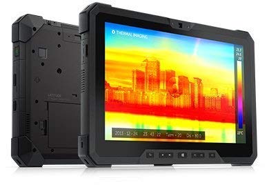 Dell Latitude 12 7000 7202 RUGGED 11.6 inches HD TouchScreen Outdoor Business Tablet - Intel Core M-5Y71, 256GB SSD, 8GB RAM, 2 Webcam, Windows 10 Pro - Warranty 2021 (Renewed)
