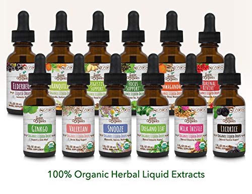 Super Organics Organic Oregano Liquid Drops | Non-GMO, Kosher, Vegan | Immunity Support, 1 Fl Oz