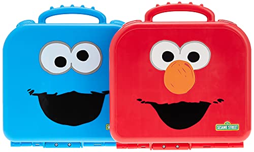 Sesame Street On The Go Letters & Numbers with Elmo & Cookie Monster, 2 Take Along Cases, Learning Toy For Toddlers, Kids Ages 2 Years Old & Up