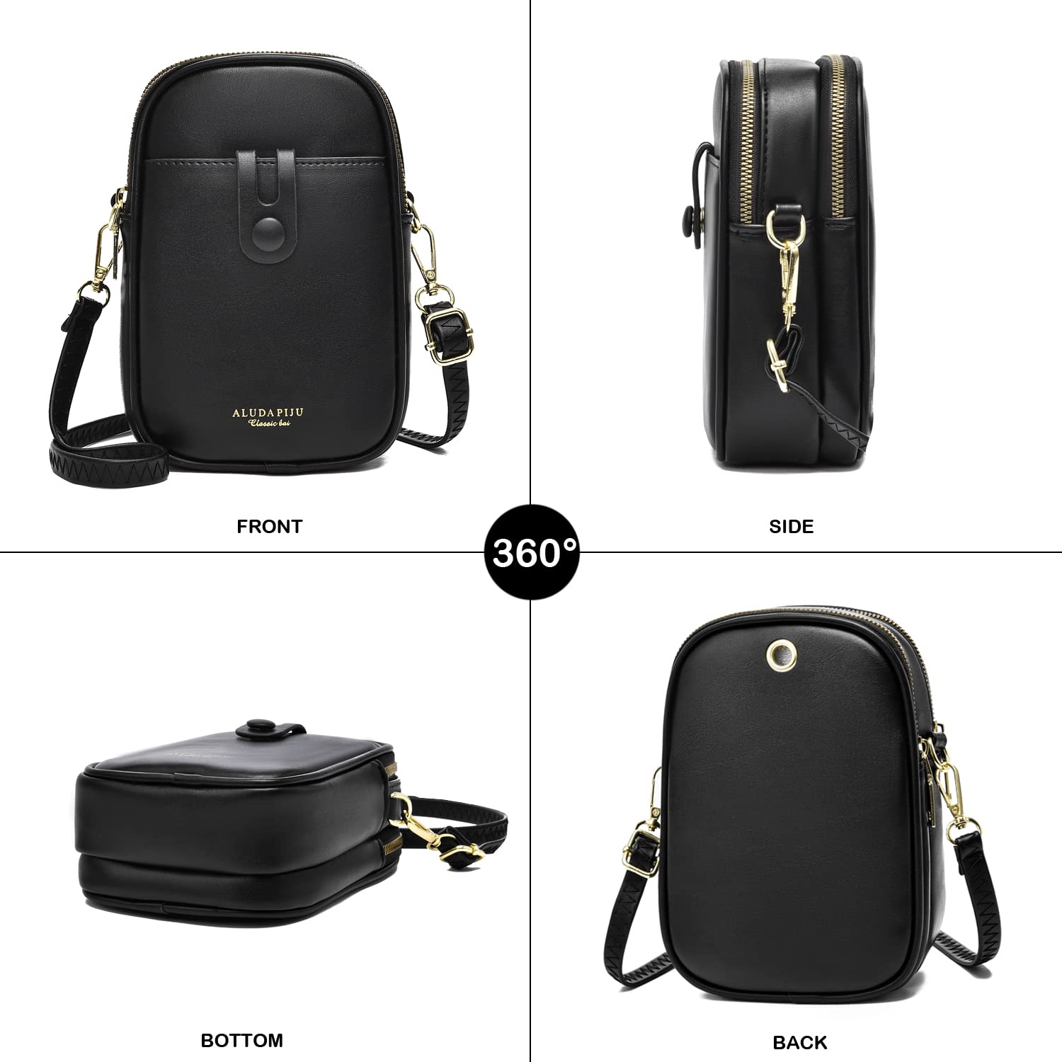 SiMYEER Women Crossbody Bags Small Cell Phone Wallet Purse and Handbag Ladies Messenger Shoulder Bag