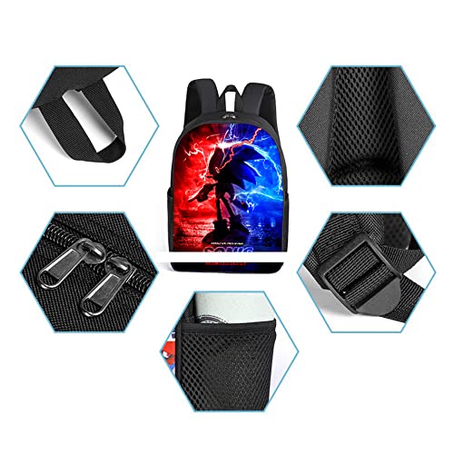 KAAUSE Kids Backpack 3D Cartoon Printed School Bags Travel Backpack 16 Inch Bookbag Gifts For Teens Boys Red