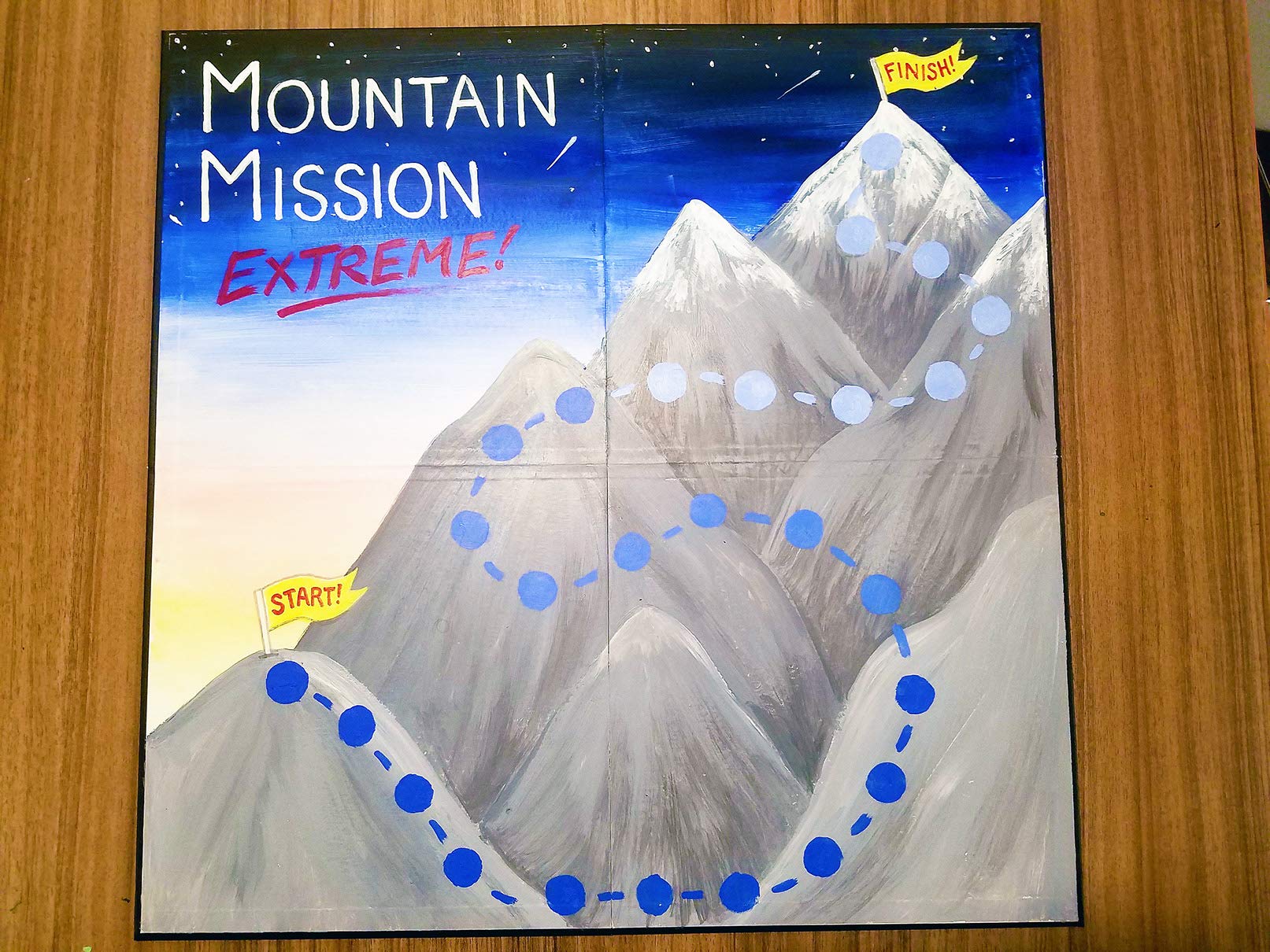 One Blank Game Board (1 Game Board 17" x 17") Create Your Own Board Game, DIY Board Game, Family Board Games