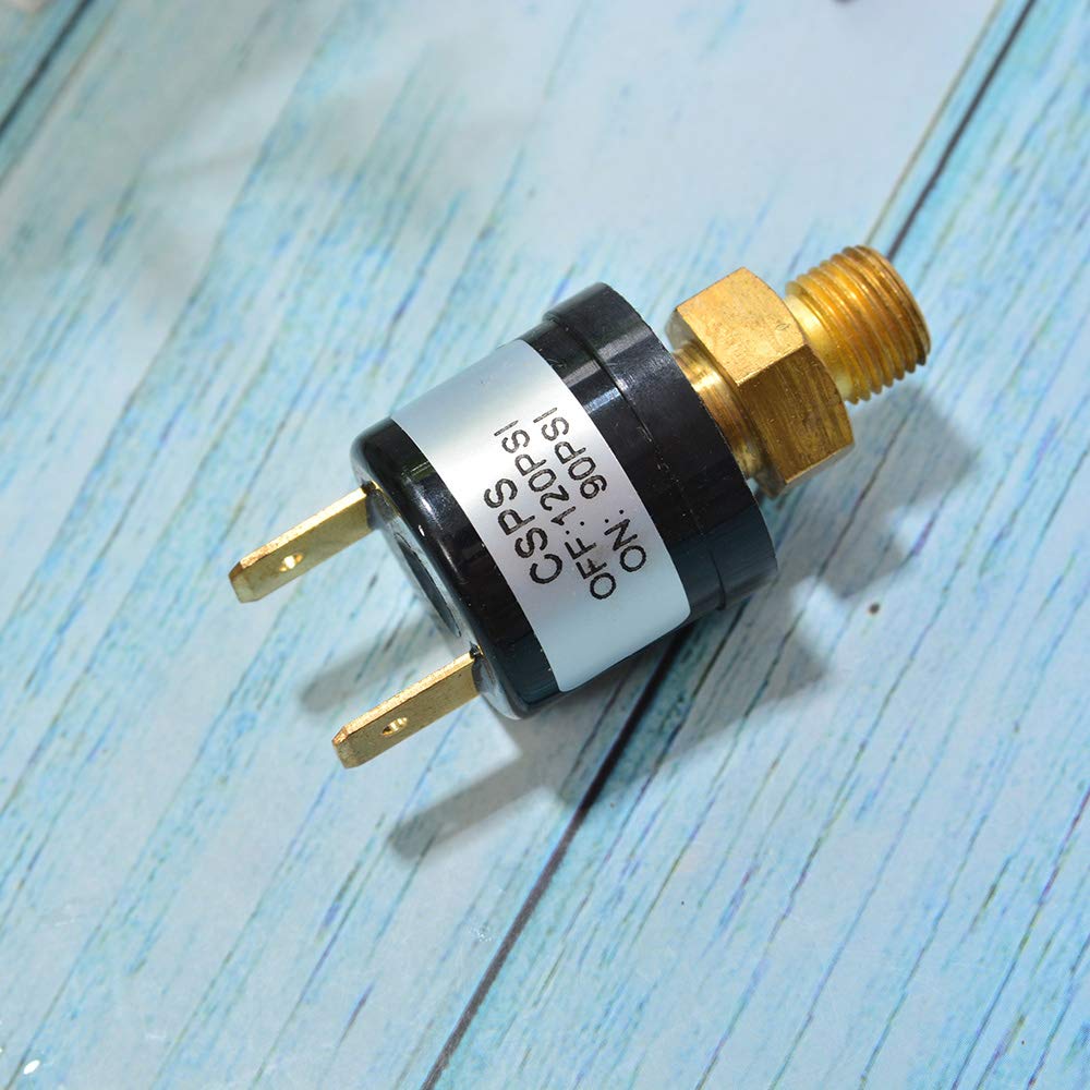 Comimark 1Pcs 90 PSI -120 PSI Air Compressor Pressure Control Switch Valve Heavy Duty