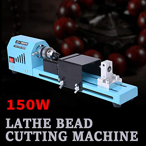 DENESTUS Mini Wood Lathes Multi Metal Mini Lathe CNC Polisher Wood Model Making Drilling Milling Machine Tool 150W for DIY Grinding Drill Art Woodworking