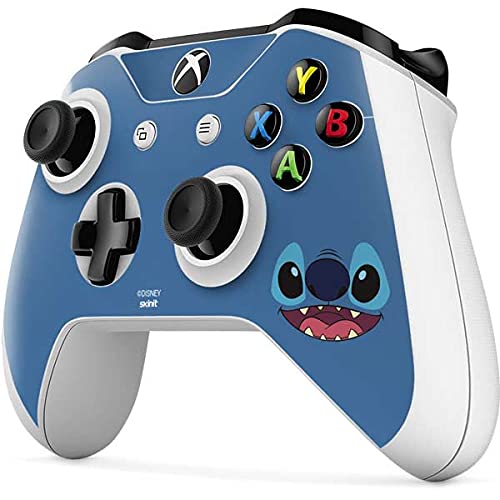 Skinit Decal Gaming Skin Compatible with Xbox One S Controller - Officially Licensed Disney Lilo and Stitch Close Design