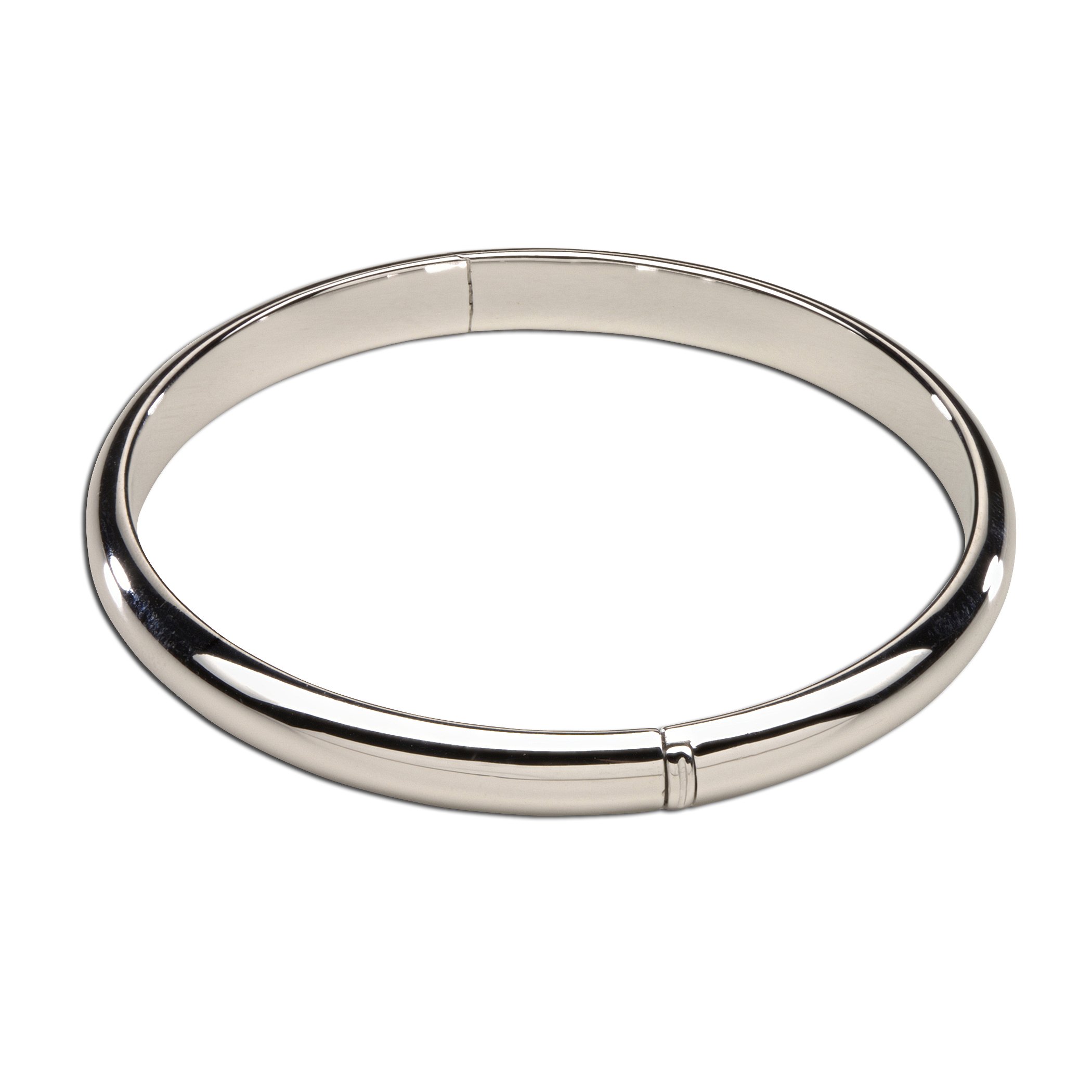 Children's .925 Sterling Silver Baby Bangle Bracelet for Babies, Toddlers and Little Girls (Child-Medium)