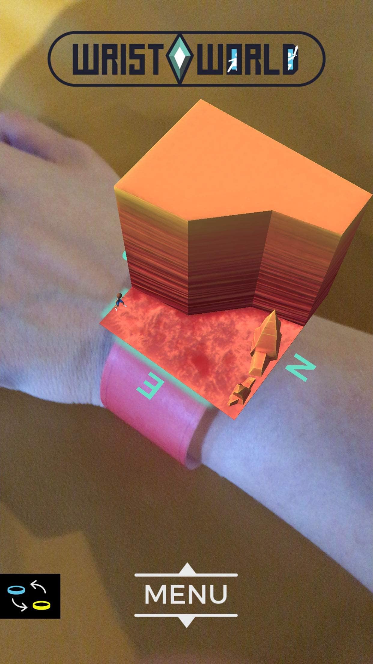 WRIST WORLD Hatsune Miku Wrist Band Set - an Augmented Reality Virtual AR RPG Adventure On Your Phone and Wrist