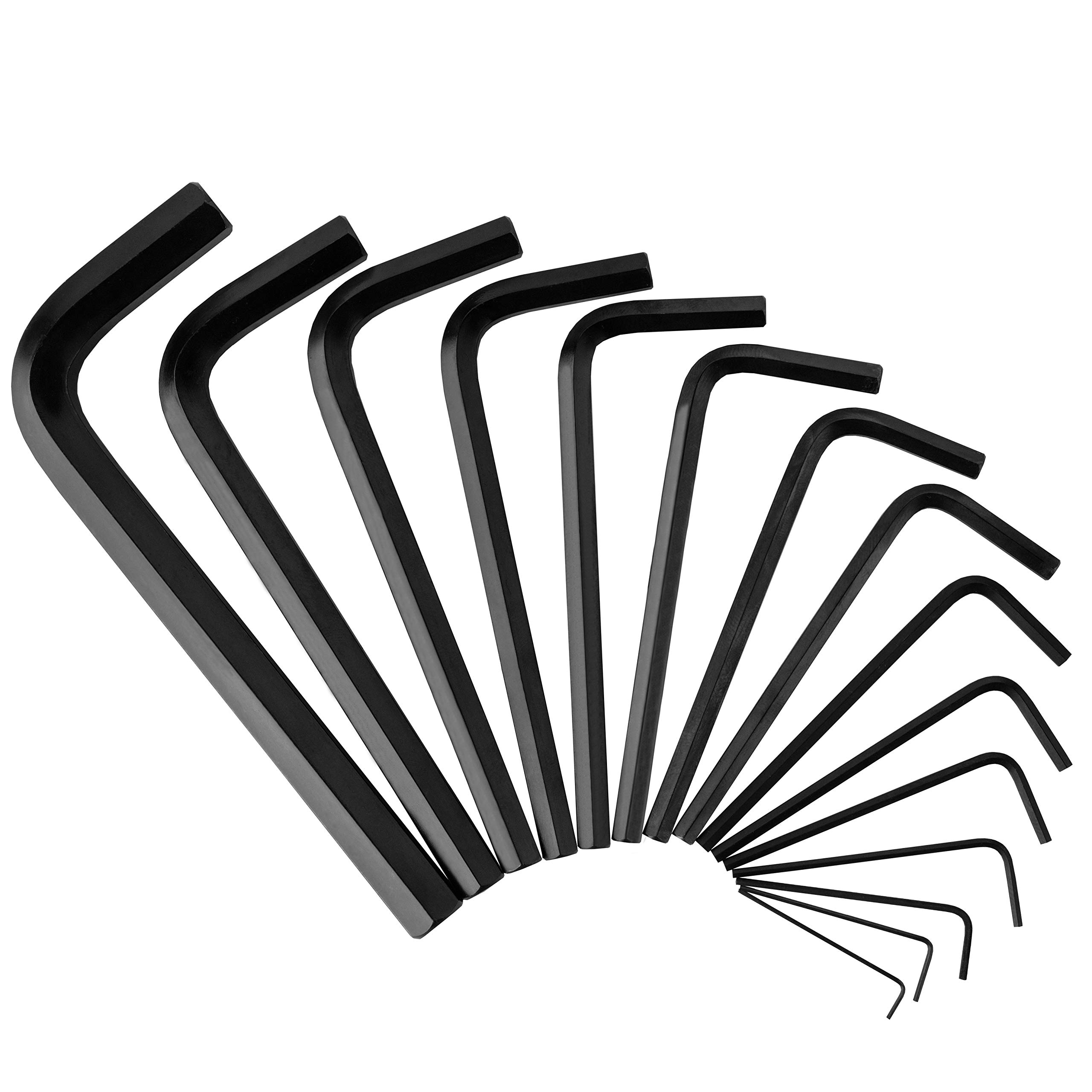 EPAuto Allen Key Set Hex Key Wrench Set, 30-Pieces (0.028-3/8 inch,0.7-10mm)